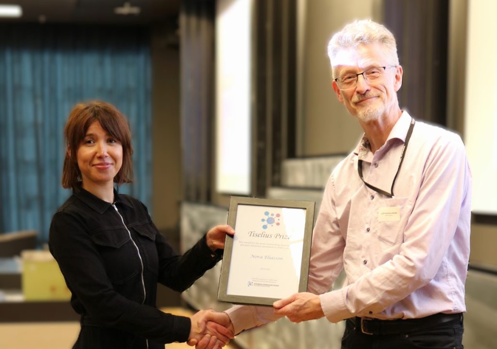 Tiselius Prize 2025 to Nora Eliasson, Uppsala University - Svenska ...